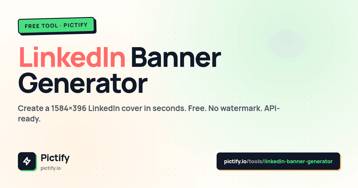 Free LinkedIn Banner Generator | Create Professional Profile Banners ...